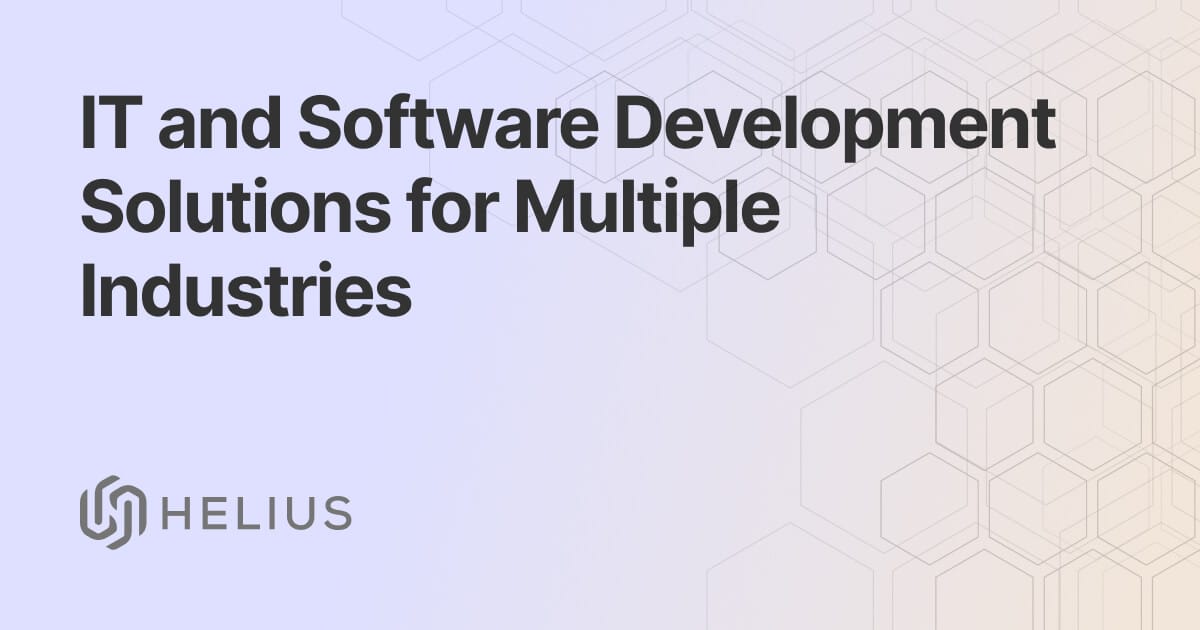 Comprehensive IT Solutions for Your Business | Helius Work