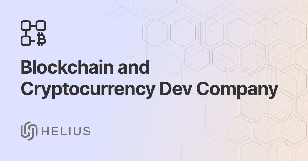 Blockchain Development Services & Crypto Solutions | Helius Work