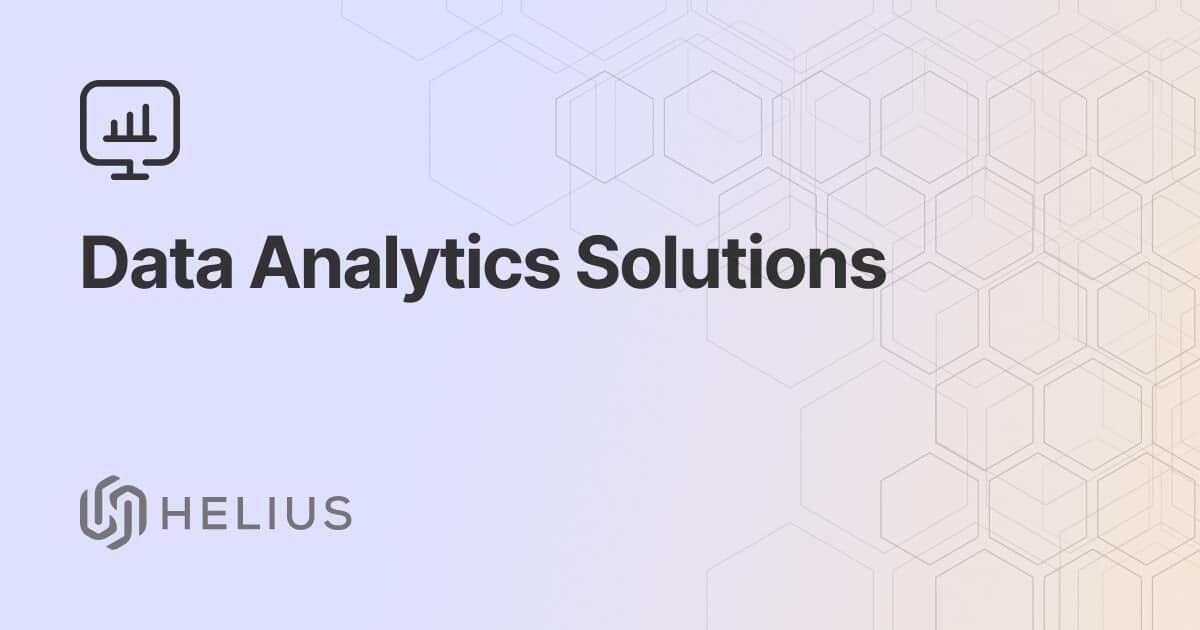 Interactive Data Analytics Solutions | Helius Work