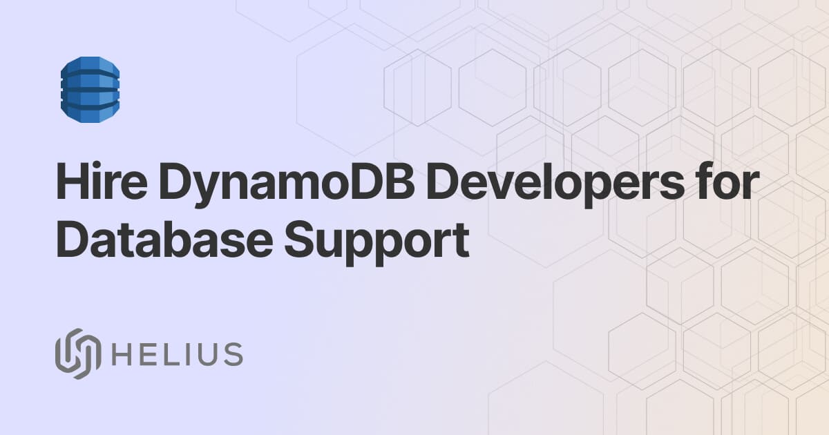 Amazon Dynamodb Development Company India